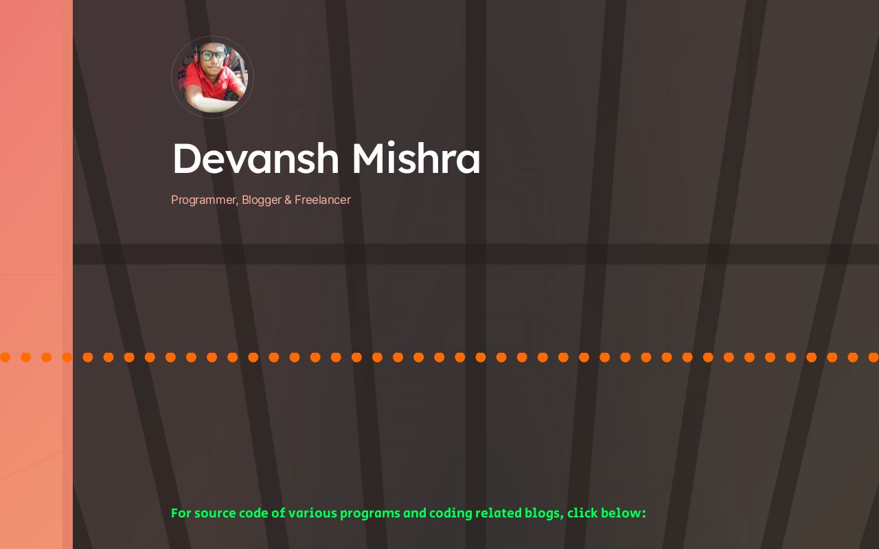 Devansh Mishra